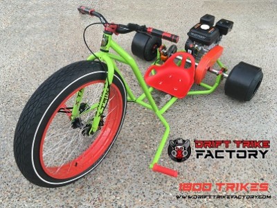 Motorised Drift Trike Green by Drift Trike Factory | Motorised Drift ...